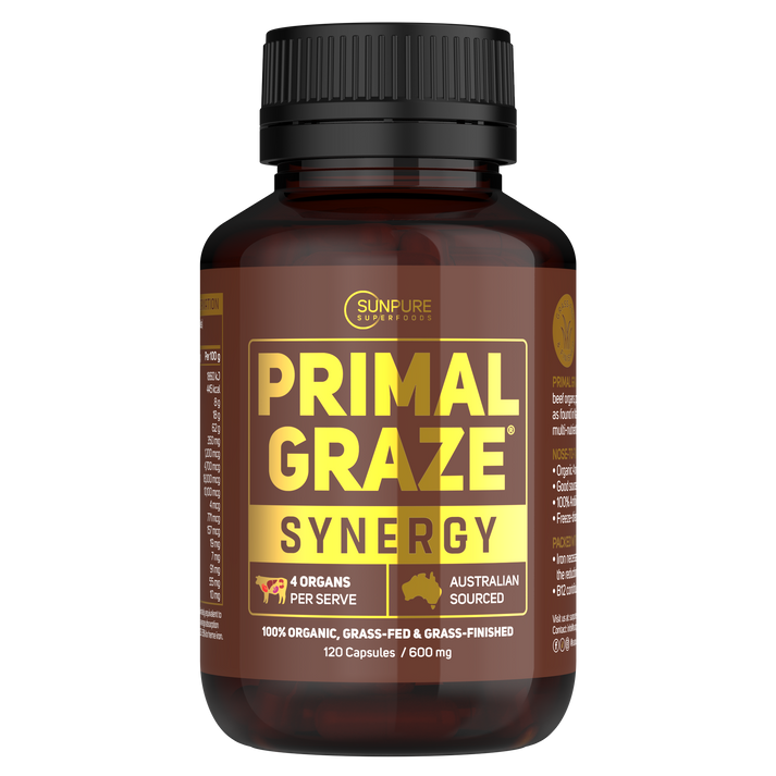 Beef Organ Capsules, Certified Organic Grass Fed – Sunpure Superfoods